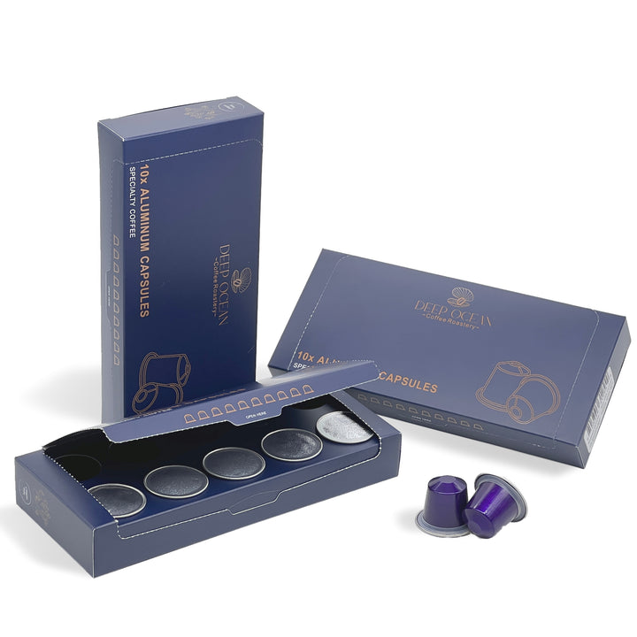 Premium Aluminum Coffee Capsules | Compatible with Nespresso Machines